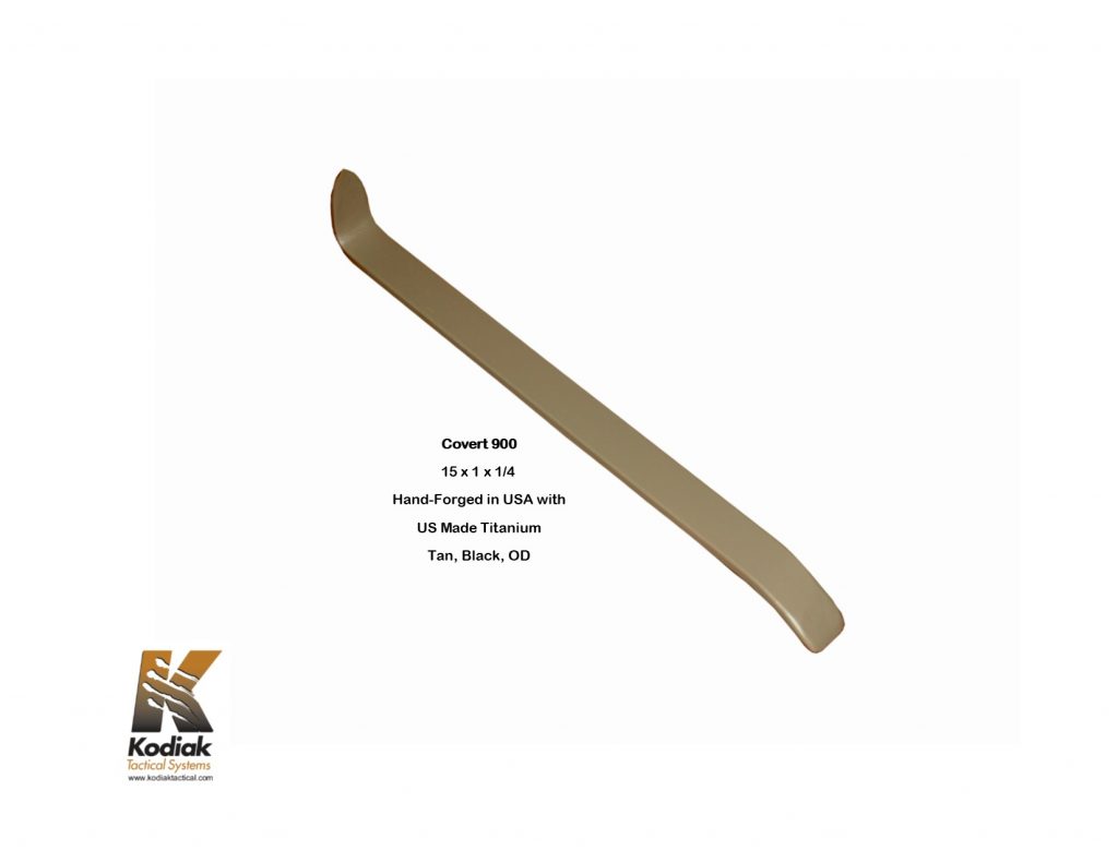 Covert 900 Titanium Pry Bar - KODIAK TACTICAL SYSTEMS